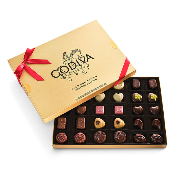 3 Tier Gold Tower Chocolate Gift Boxes | GODIVA – GODIVA Chocolatier, Inc.