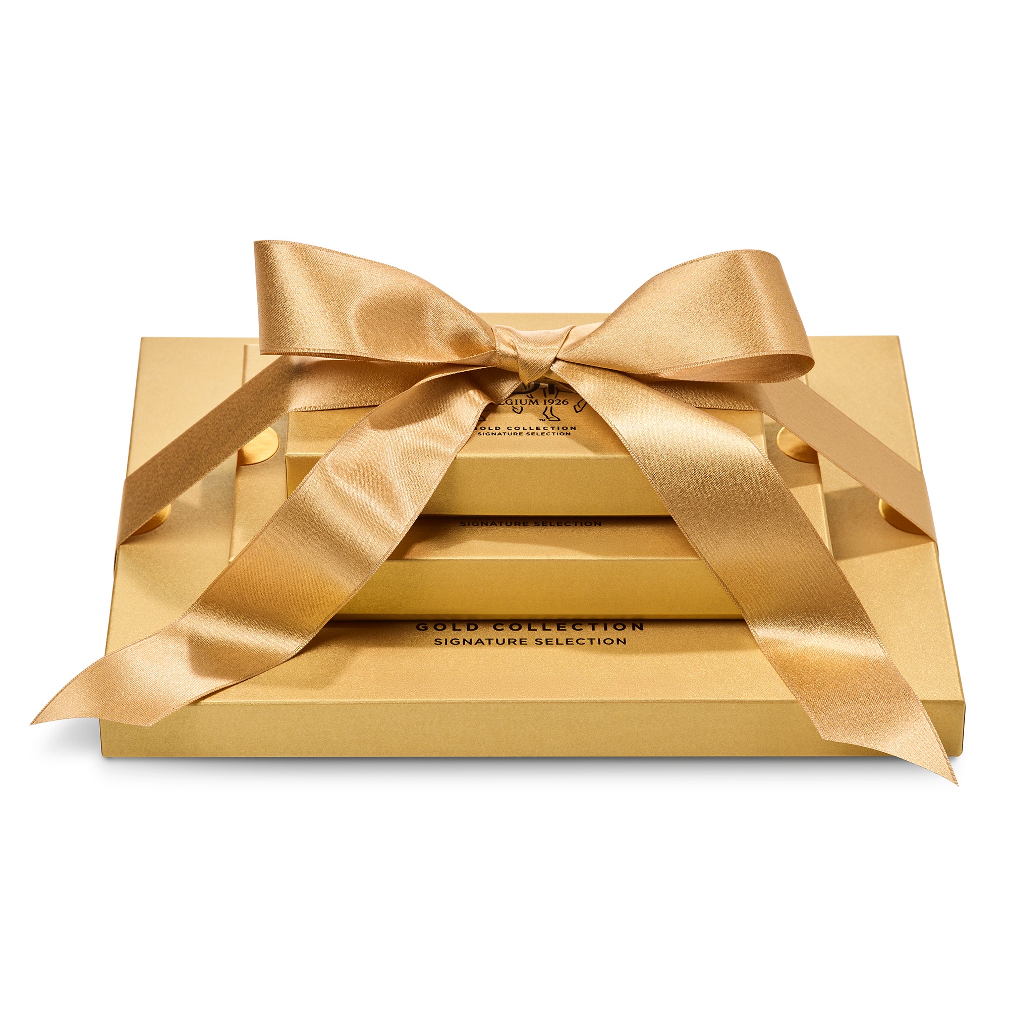 Gold Collection Gift Tower with Gold Ribbon | GODIVA – GODIVA ...